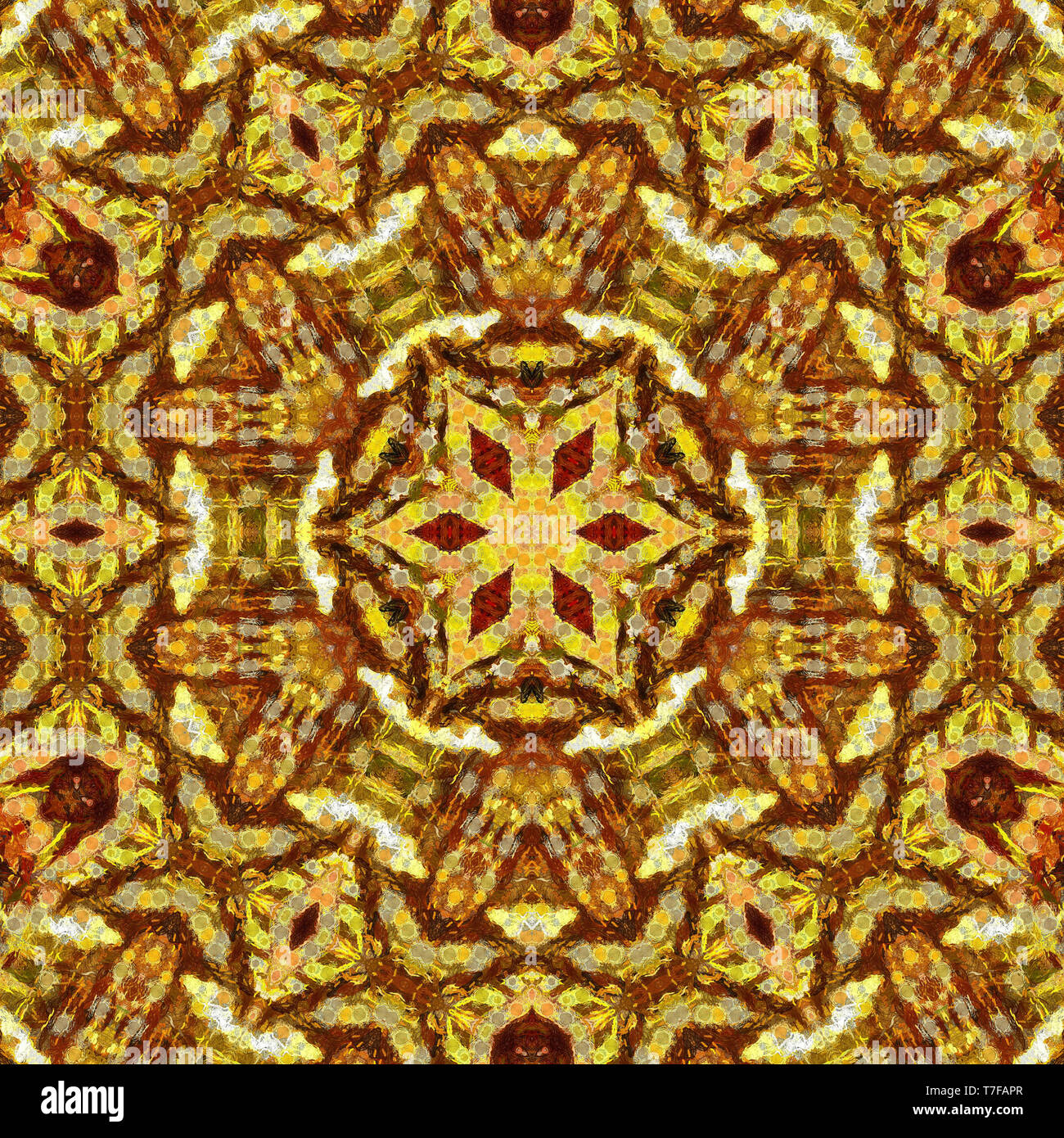 Abstract gold background. Fractal luxury art. Graphic painting golden ...