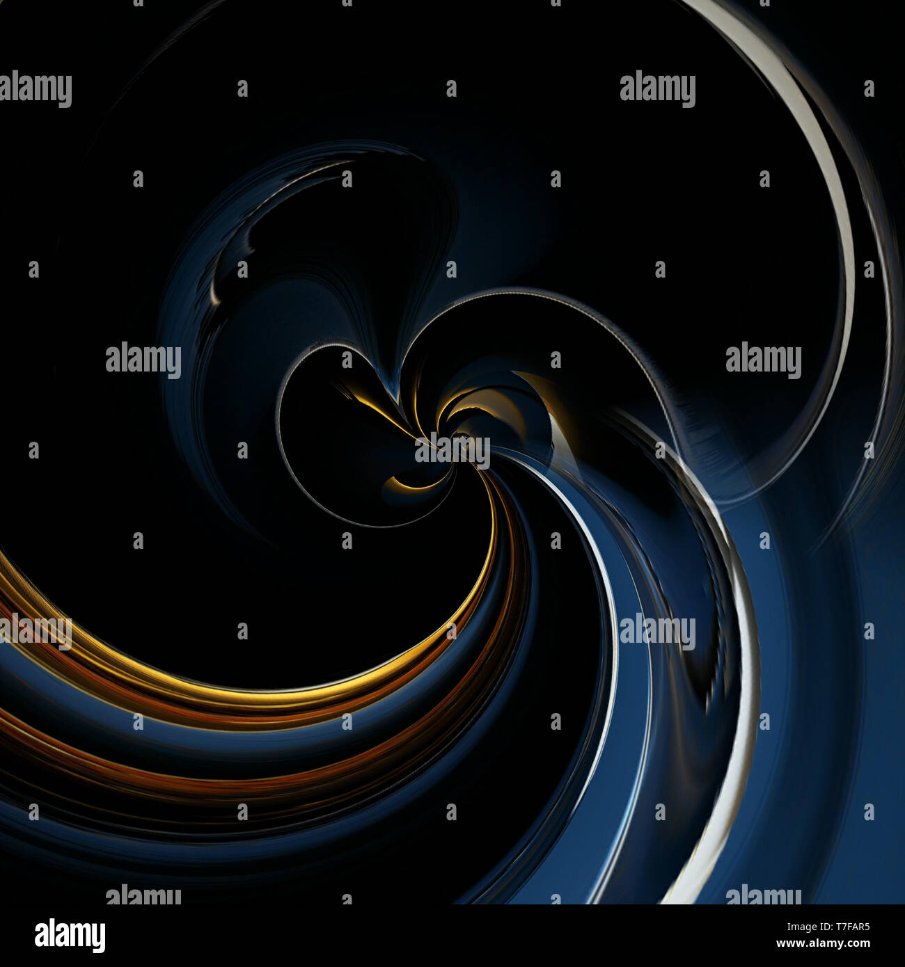 Abstract gold background. Fractal luxury art. Graphic painting golden ...