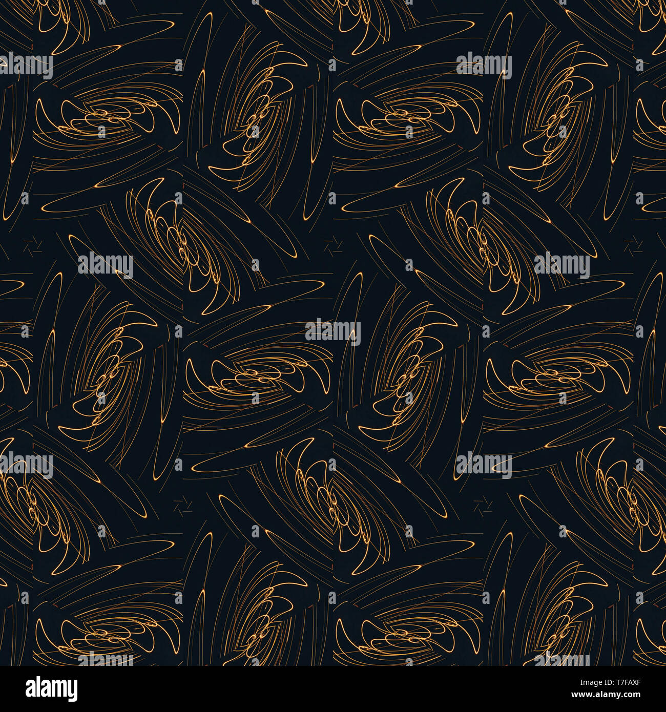 Abstract graphic painting golden background. Elite and rich pattern ...