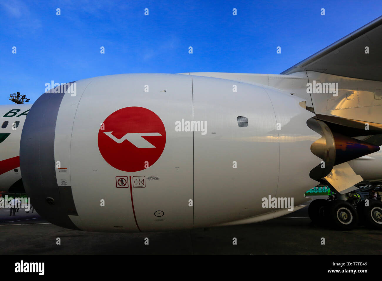 Biman Bangladesh Airlines' first Boeing 787-8 Dreamliner just after ...