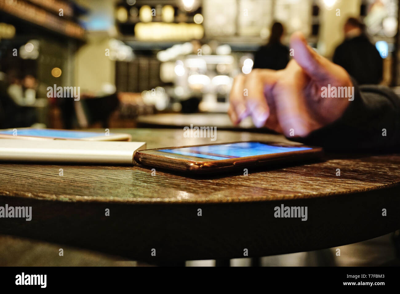 Using fingers on touch screen hi-res stock photography and images - Alamy