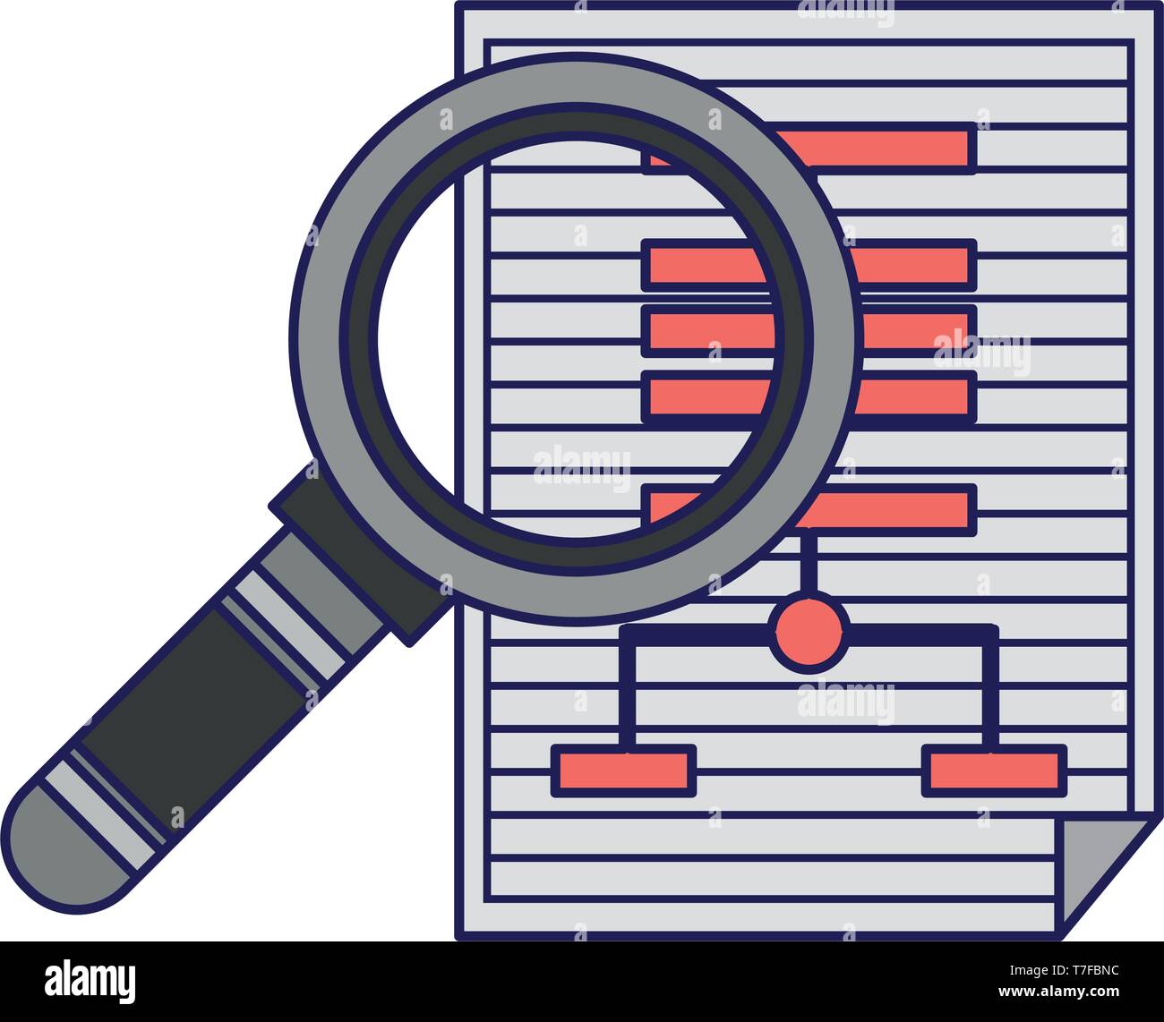 magnifying glass cartoon Stock Vector Image & Art - Alamy