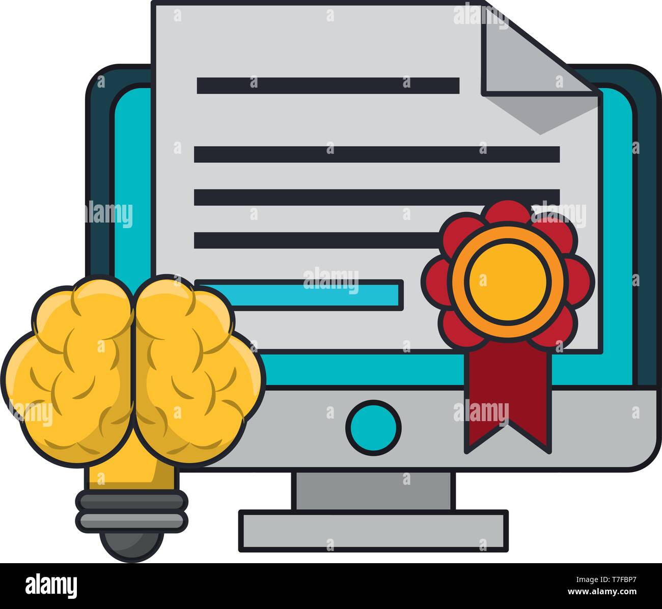 knowledge education concept cartoon Stock Vector Image & Art - Alamy