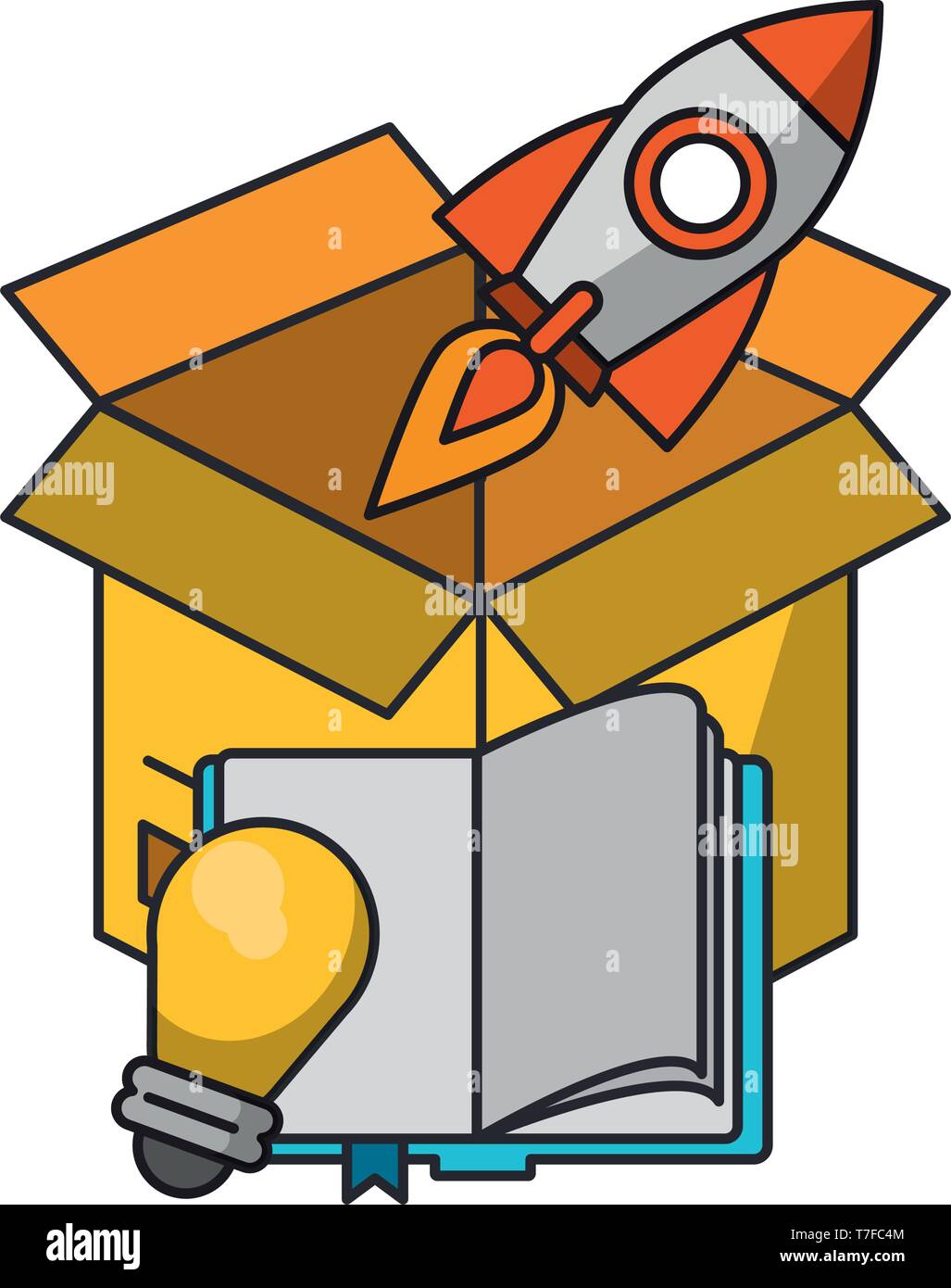 knowledge education concept cartoon Stock Vector Image & Art - Alamy