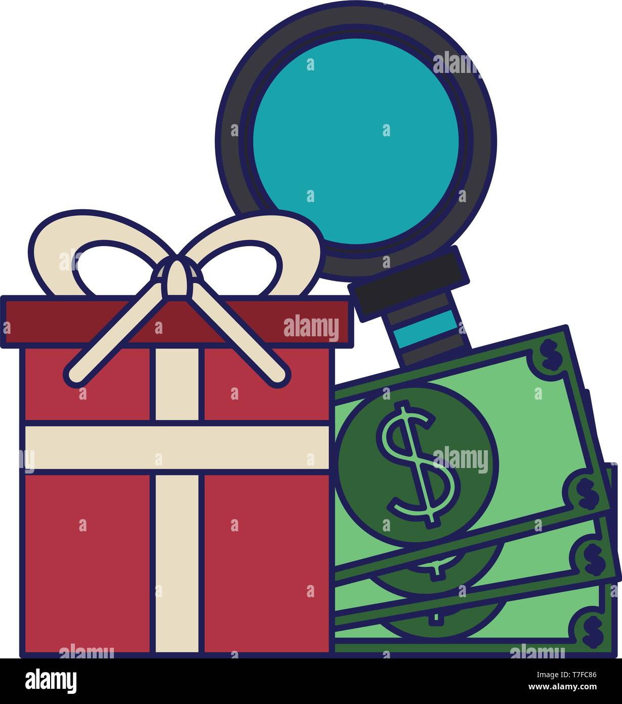 shopping concept cartoon Stock Vector Image & Art - Alamy