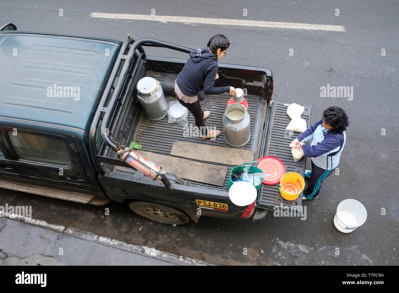 Milk delivery america hi-res stock photography and images - Alamy