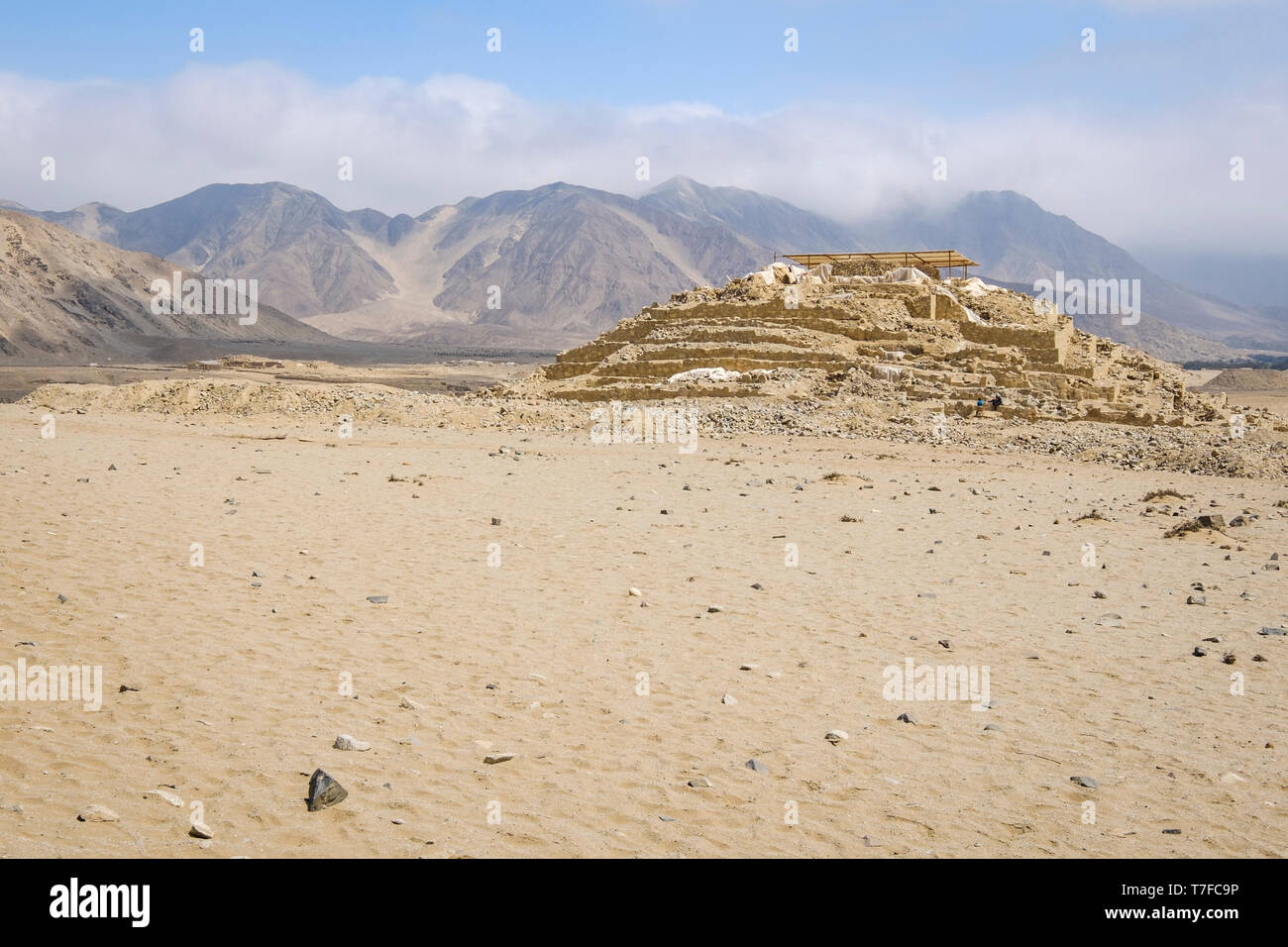 The archaeological site of The Sacred City of Caral (or Caral-Supe ...