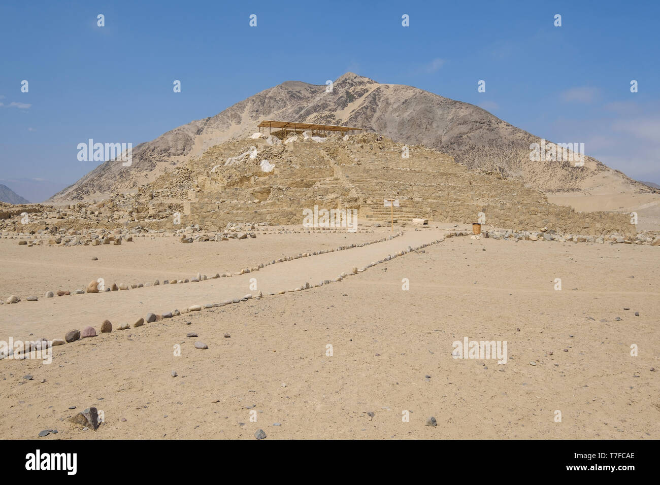 The archaeological site of The Sacred City of Caral (or Caral-Supe ...