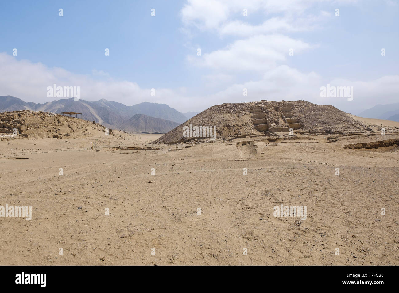The archaeological site of The Sacred City of Caral (or Caral-Supe ...