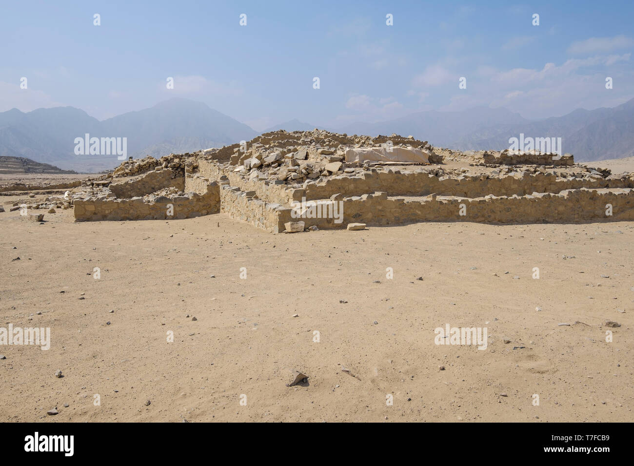 The archaeological site of The Sacred City of Caral (or Caral-Supe ...