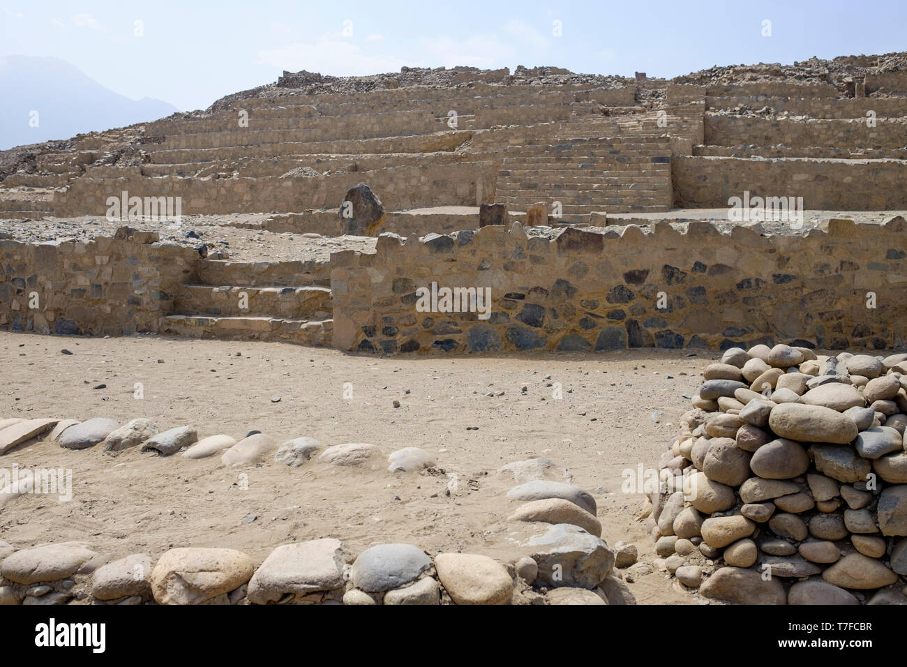 The archaeological site of The Sacred City of Caral (or Caral-Supe ...