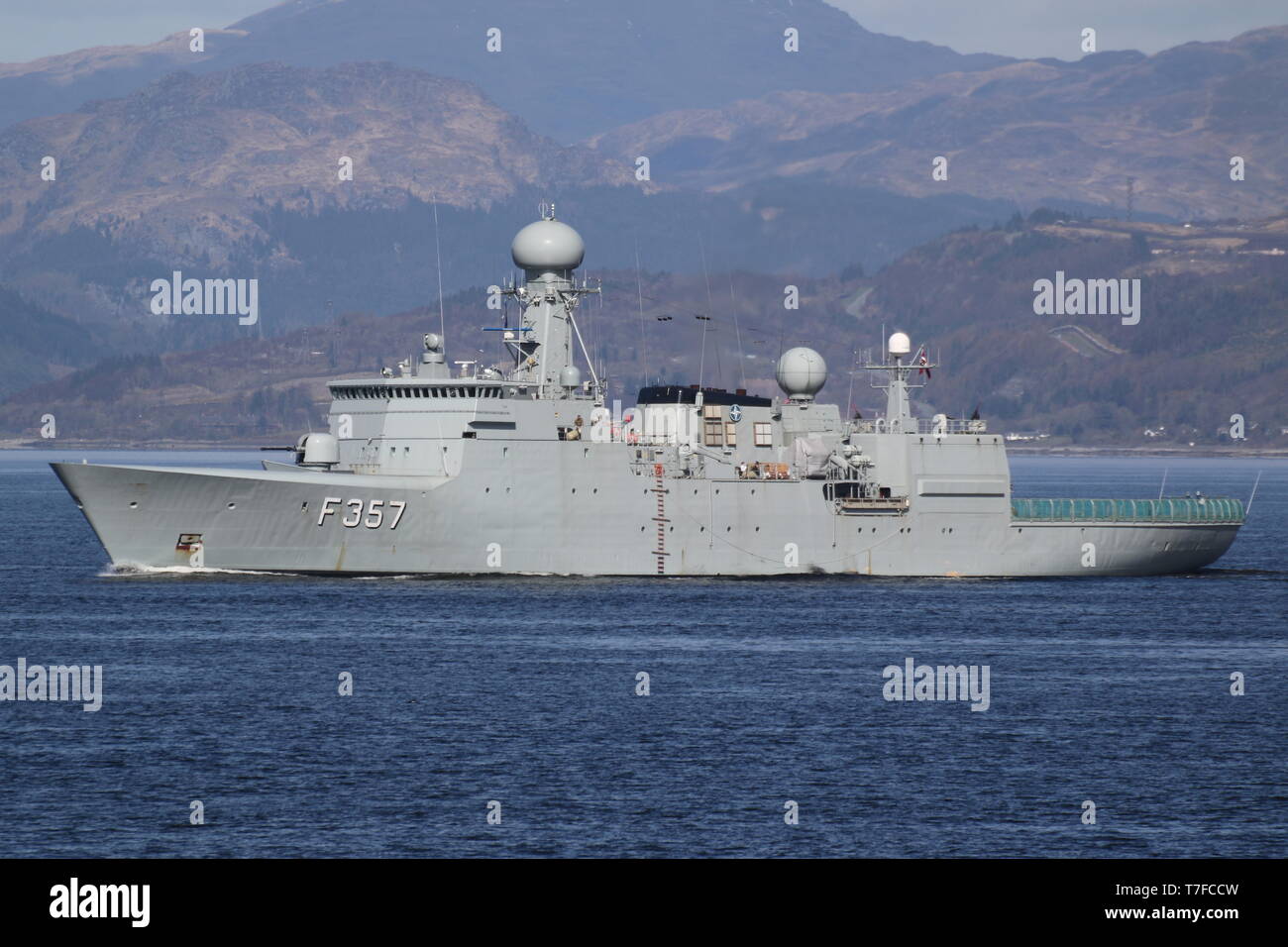 KDM Thetis (F357), a Thetis-class frigate operated by the Royal Danish ...