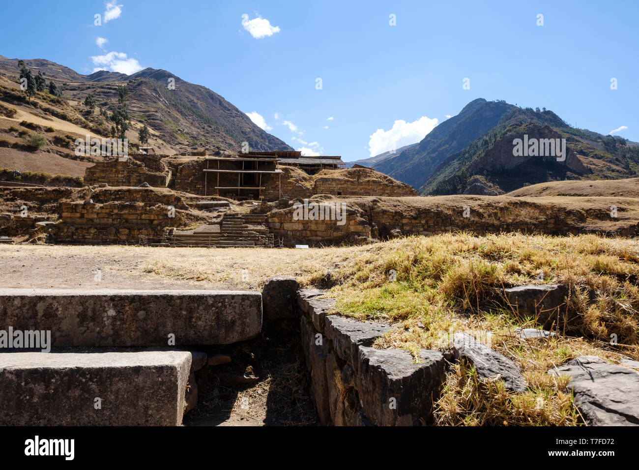 Archeological site in chavin de huantar hi-res stock photography and ...