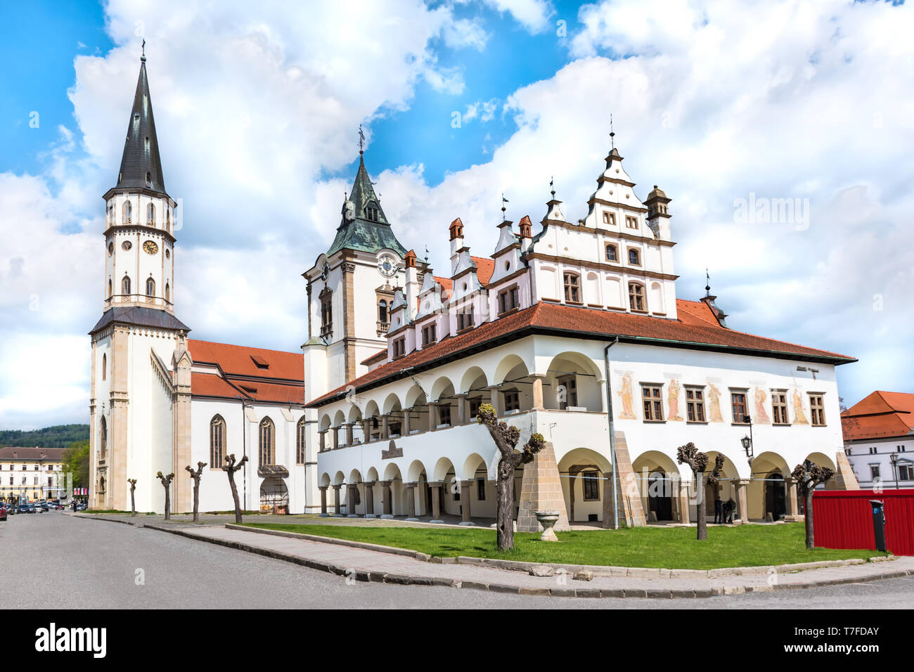 Old Town hall and Basilica of St. James in background on Master Paul’s ...
