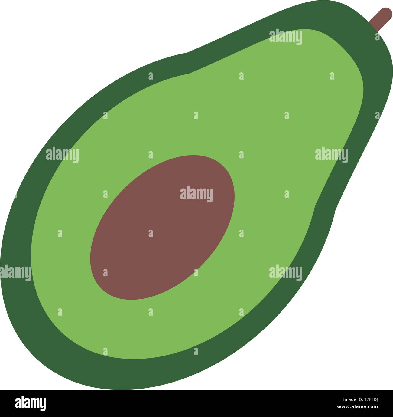 avocado icon cartoon Stock Vector Image & Art - Alamy