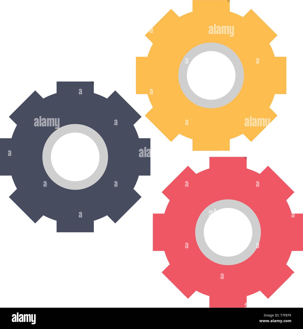 gears icon cartoon Stock Vector Image & Art - Alamy