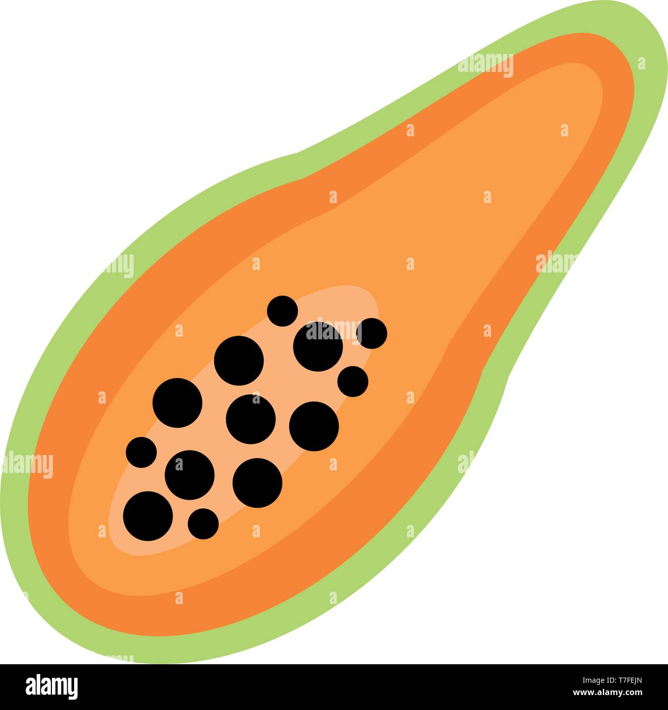 papaya icon cartoon Stock Vector Image & Art - Alamy