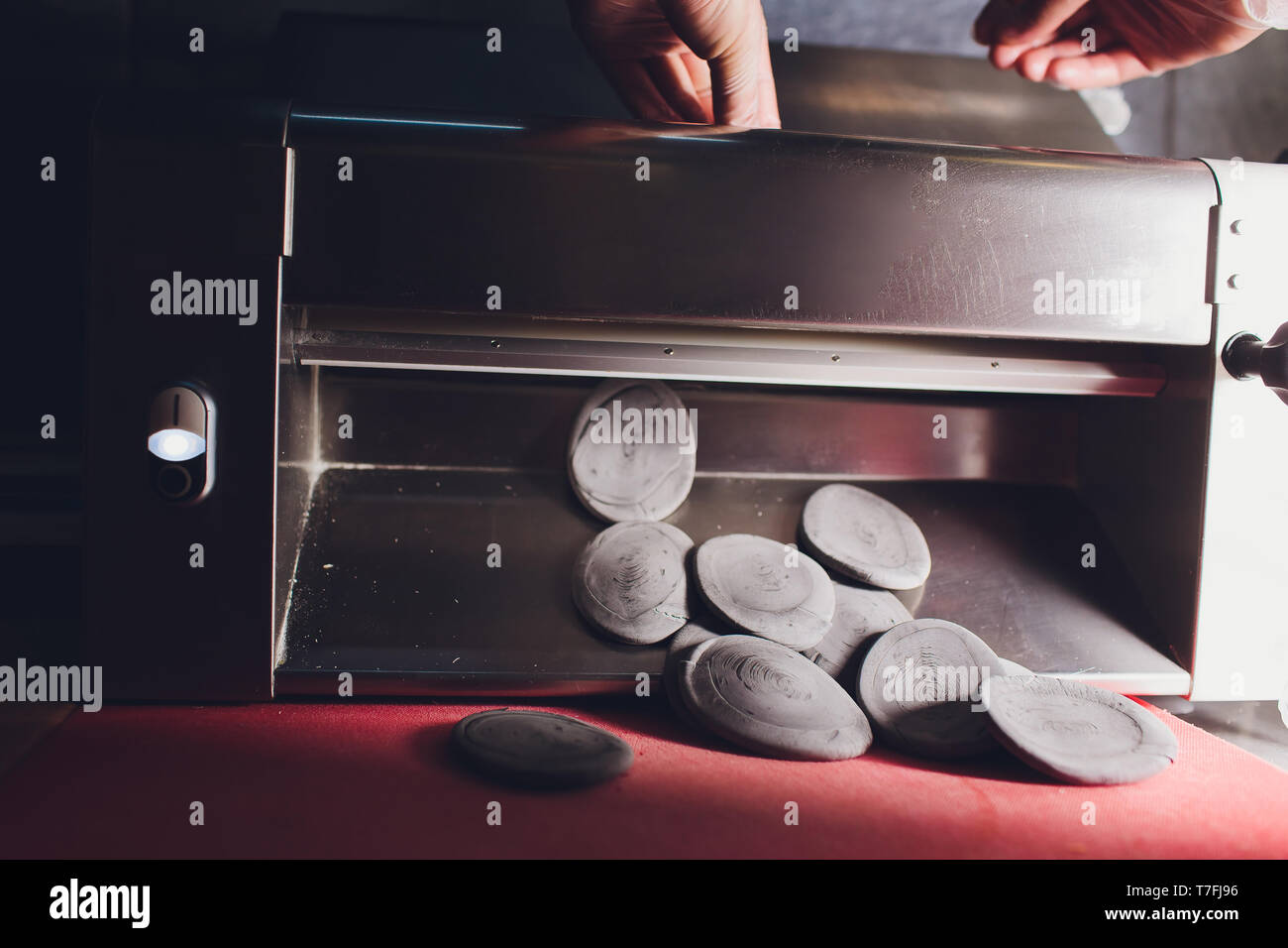 Dough sheeter hi-res stock photography and images - Alamy