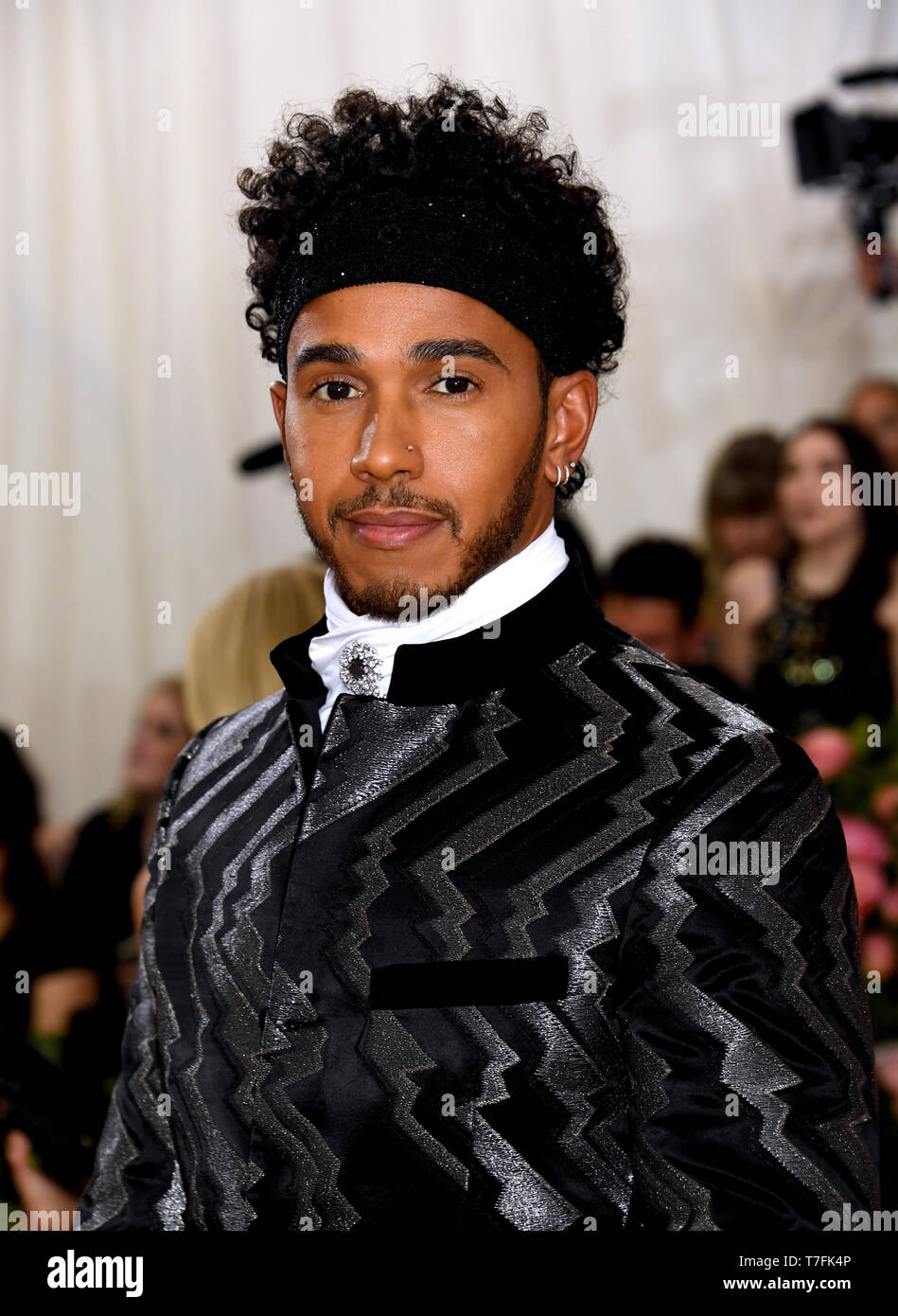 Lewis Hamilton attending the Metropolitan Museum of Art Costume ...