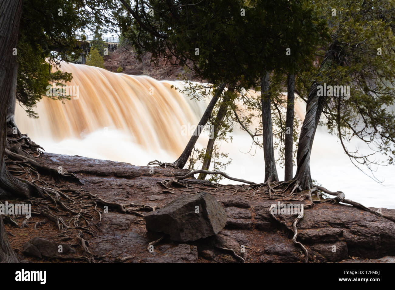 Orange waterfall hi-res stock photography and images - Alamy