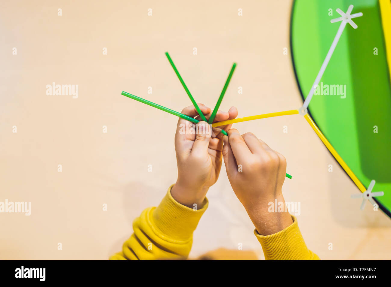 Thin colored rods for making and designing Stock Photo - Alamy