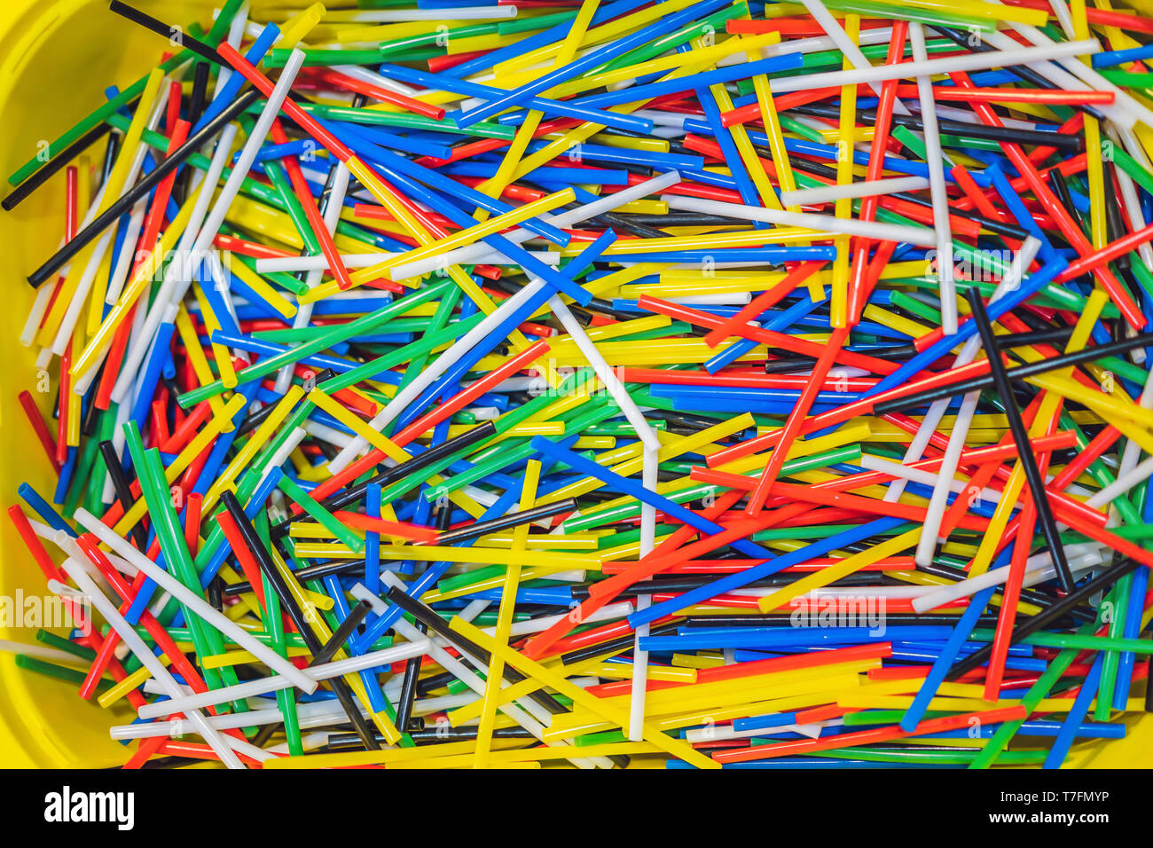 Thin colored rods for making and designing Stock Photo - Alamy