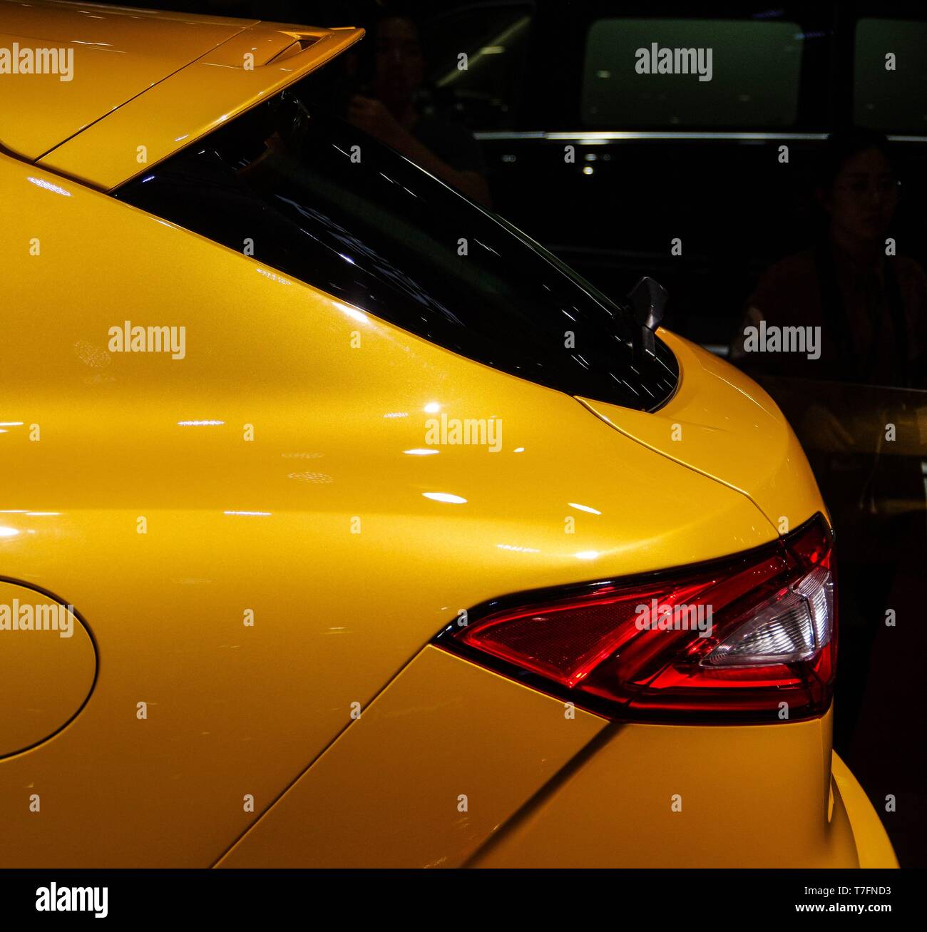 Rear spoiler closeup hi-res stock photography and images - Alamy