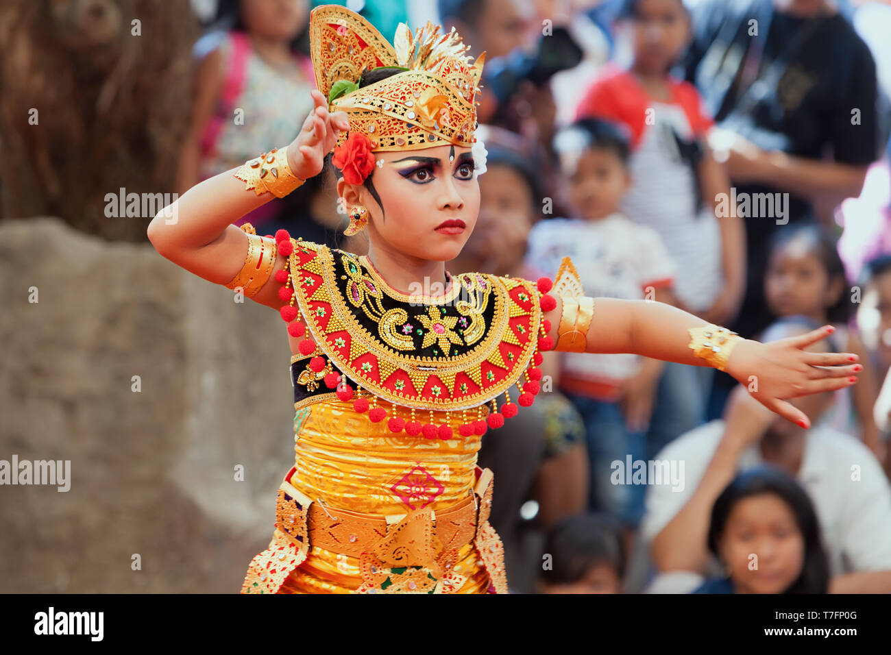 Denpasar, Bali island Indonesia - July 11, 2015: Portrait of beautiful ...