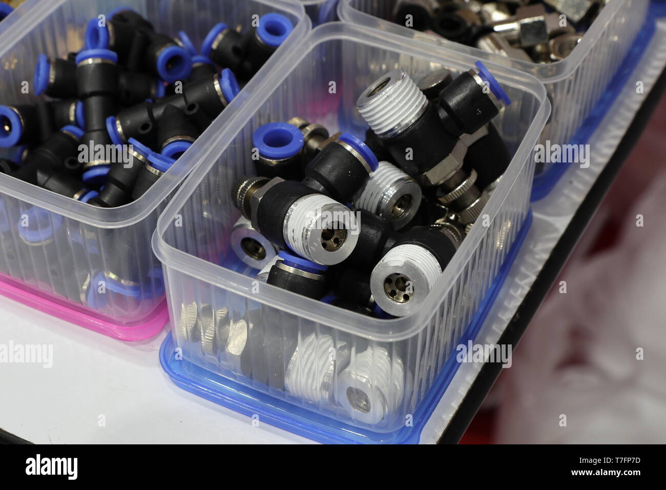 Joint in plastic water pipe hi-res stock photography and images - Alamy