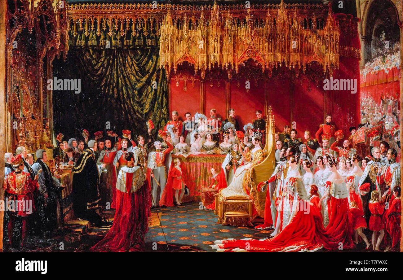 Coronation of queen victoria hi-res stock photography and images - Alamy