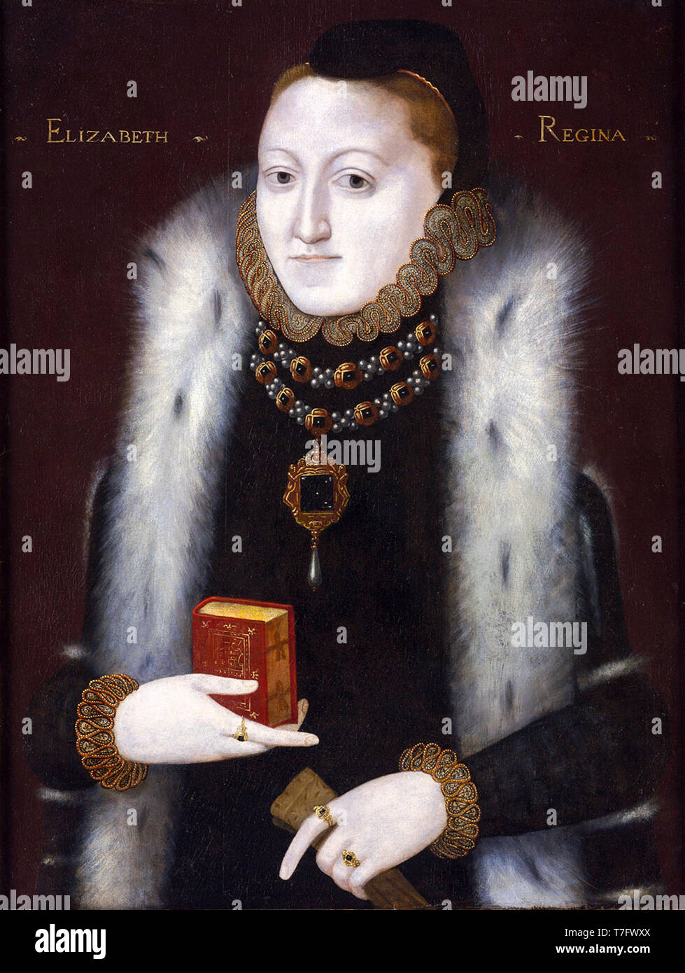 Elizabeth I of England (1533-1603), 'Clopton' portrait painting by ...