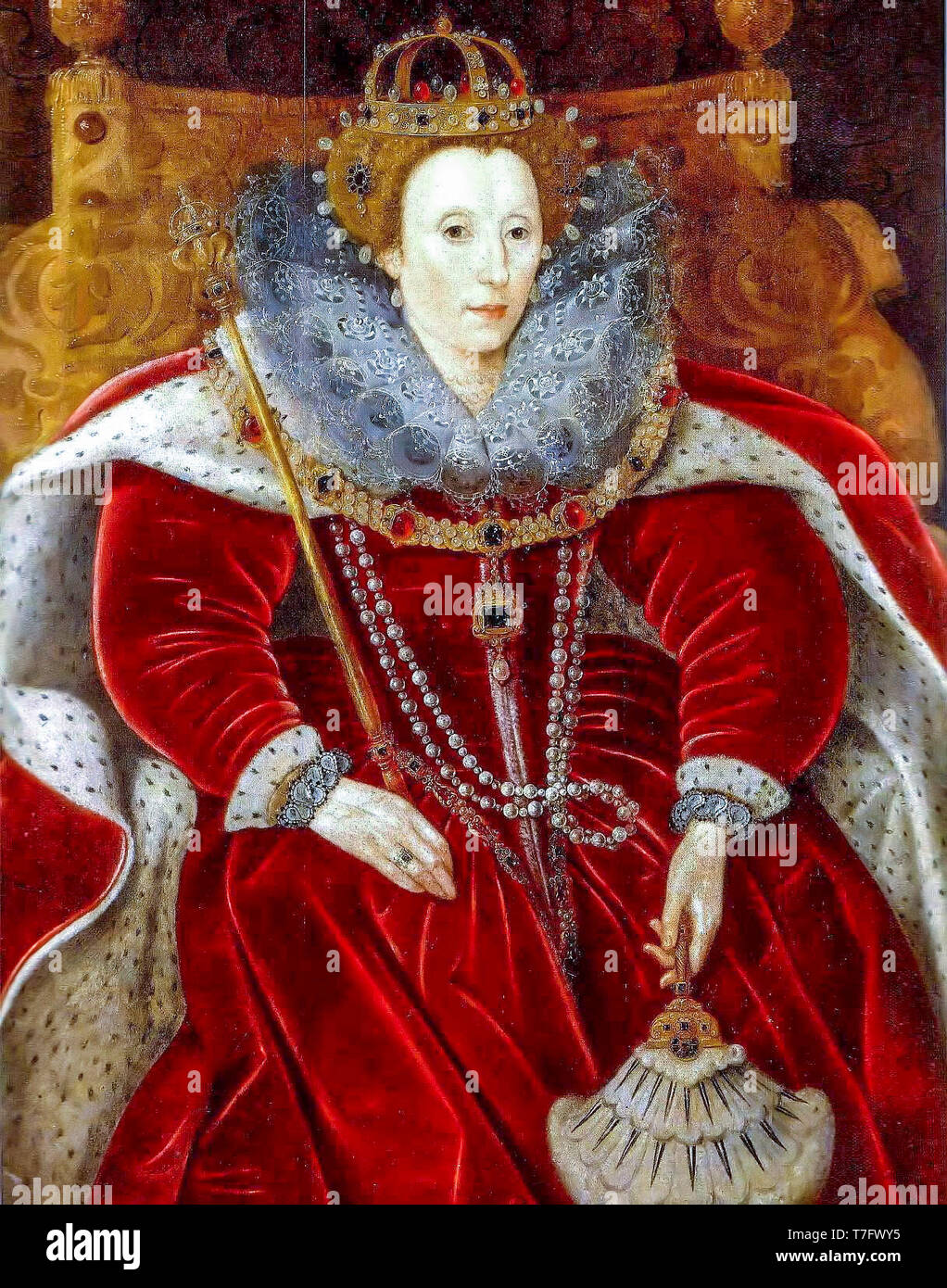 Queen elizabeth i in parliament hi-res stock photography and images - Alamy