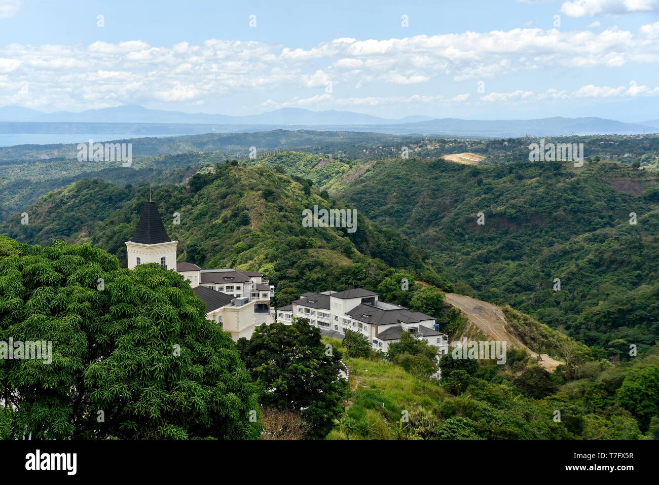 skyline view around Tagaytay city Hightland at the day, Philippines ...
