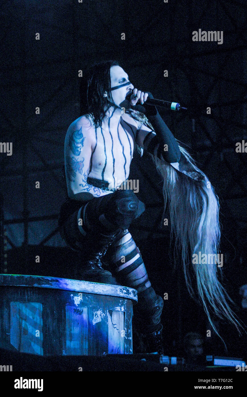 Marilyn Manson at the Leeds Festival 2001, England, United Kingdom ...