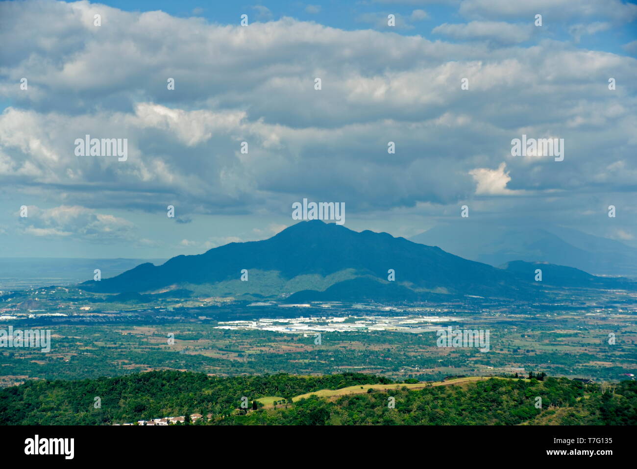 skyline view around Tagaytay city Hightland at the day, Philippines ...