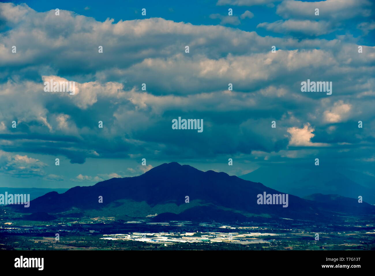 skyline view around Tagaytay city Hightland at the day, Philippines ...