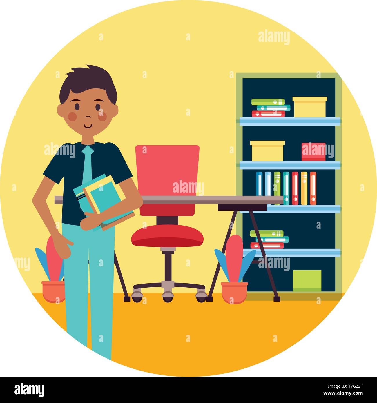 People Office Workplace Stock Vector Image And Art Alamy