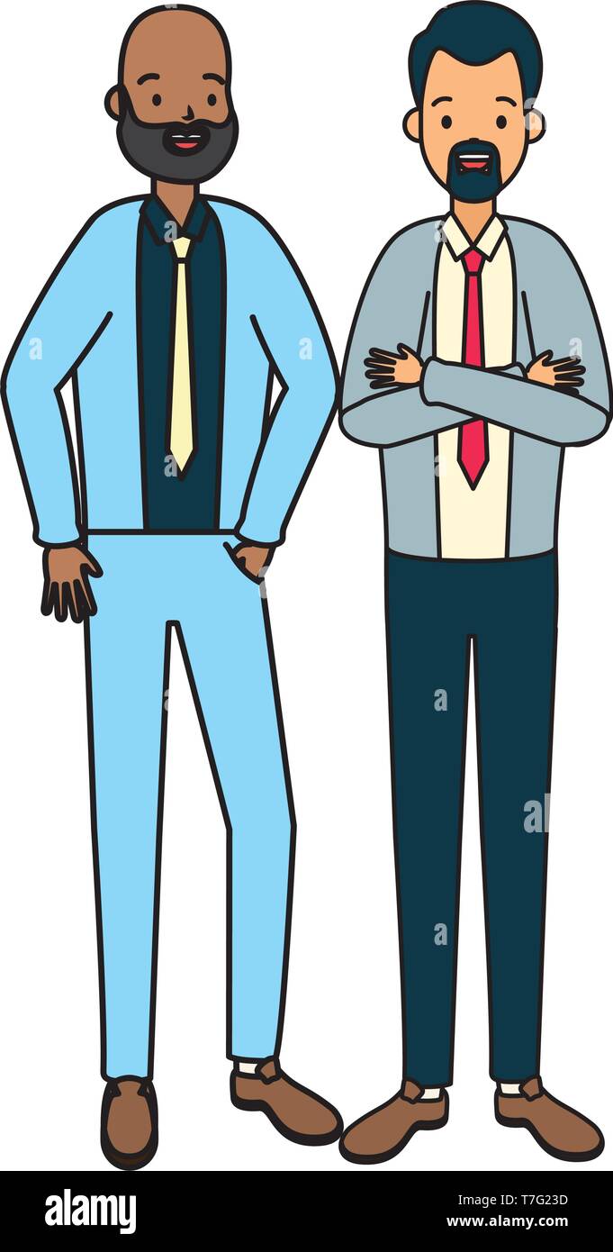 two men diversity characters Stock Vector Image & Art - Alamy
