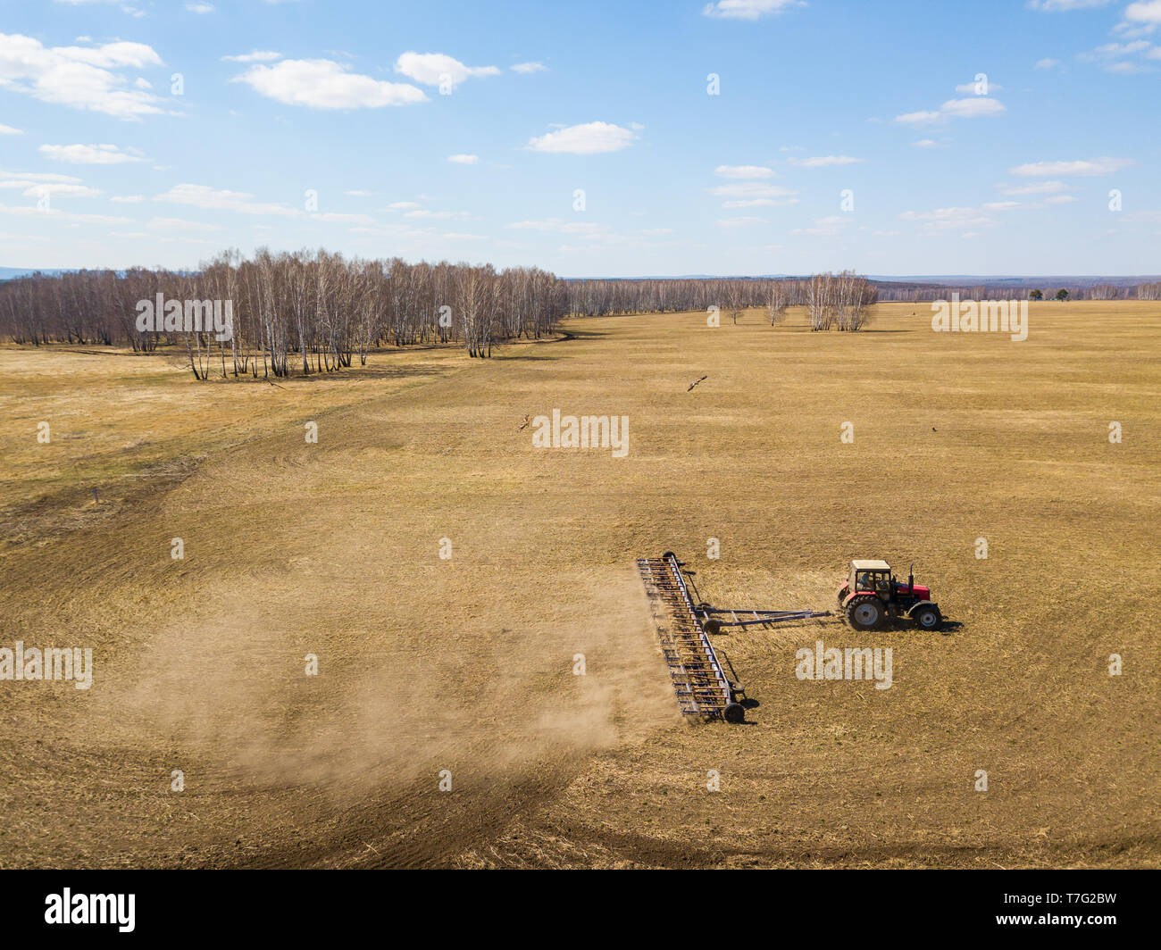 Modern tractor trailed plow hi-res stock photography and images - Alamy