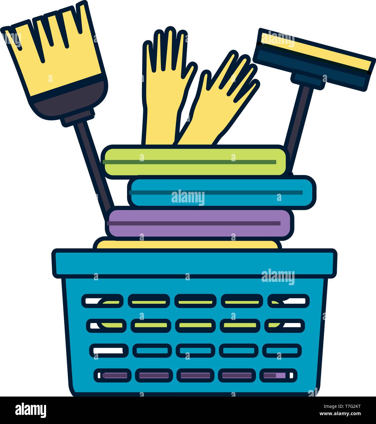 spring cleaning tools Stock Vector Image & Art - Alamy