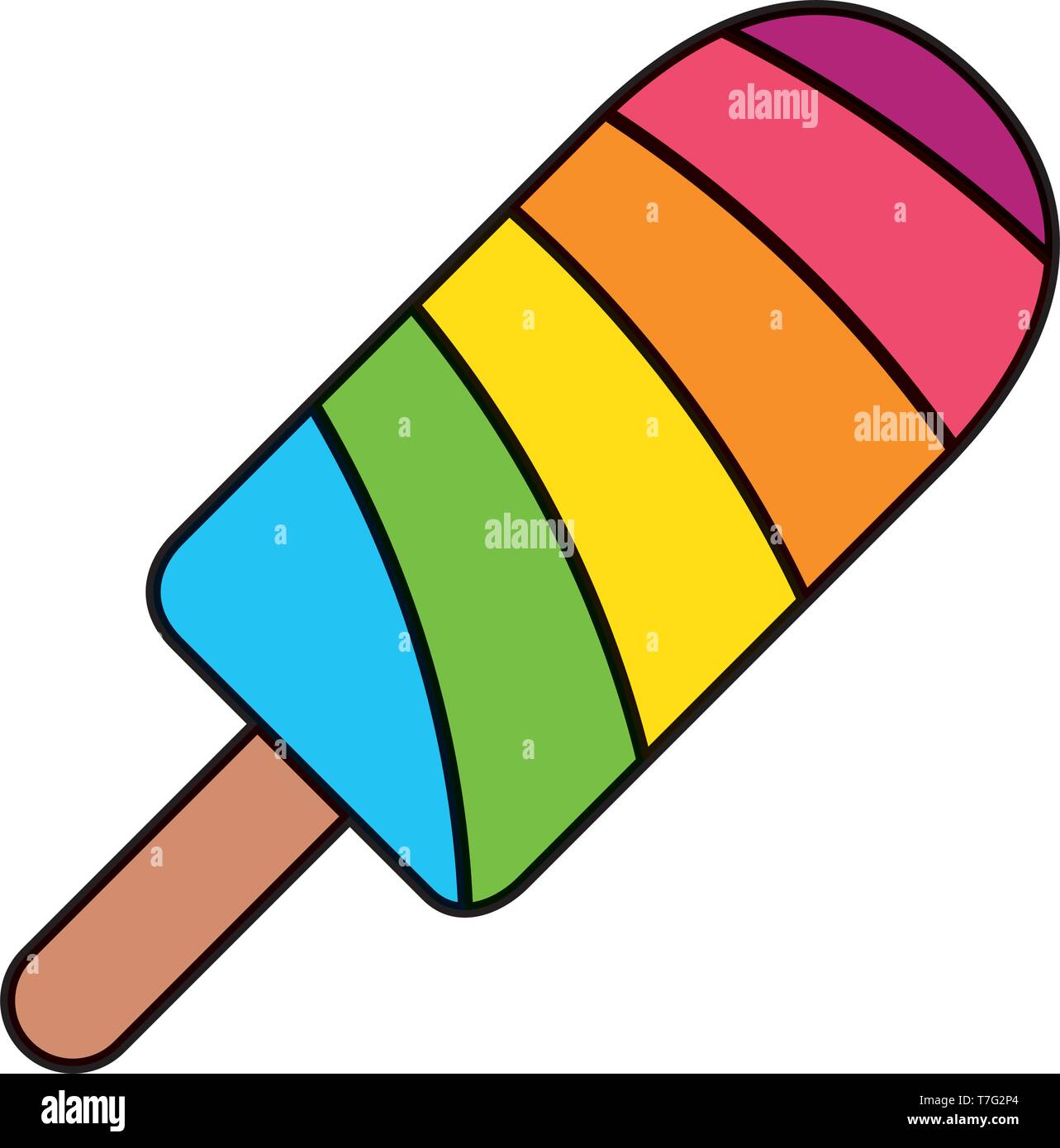 Stick figure in colors Stock Vector Images - Alamy