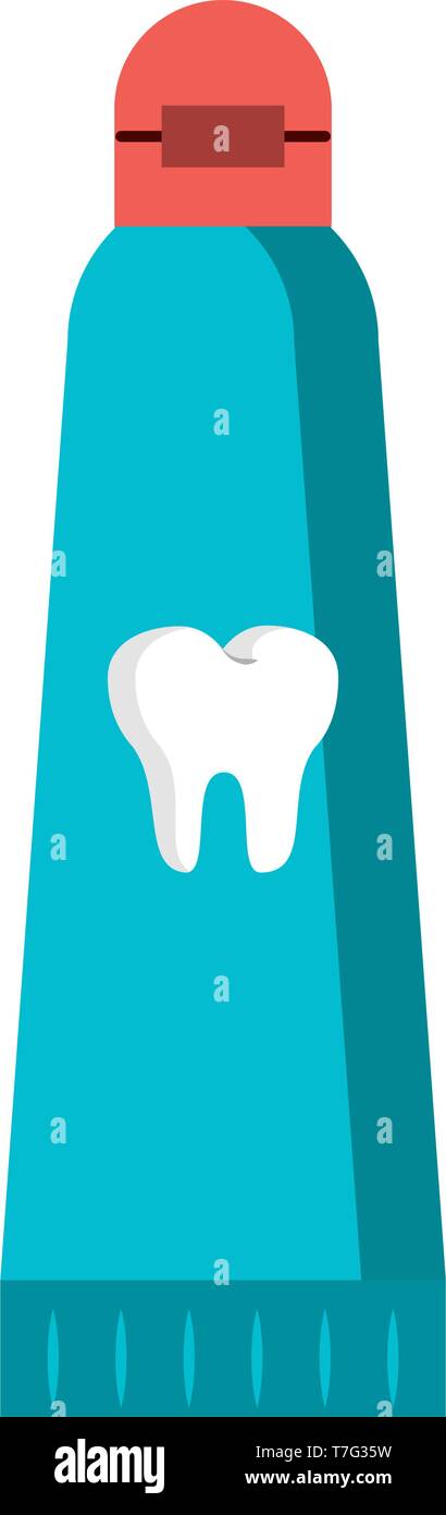 Dental care toothpaste cartoon isolated Stock Vector Image & Art - Alamy