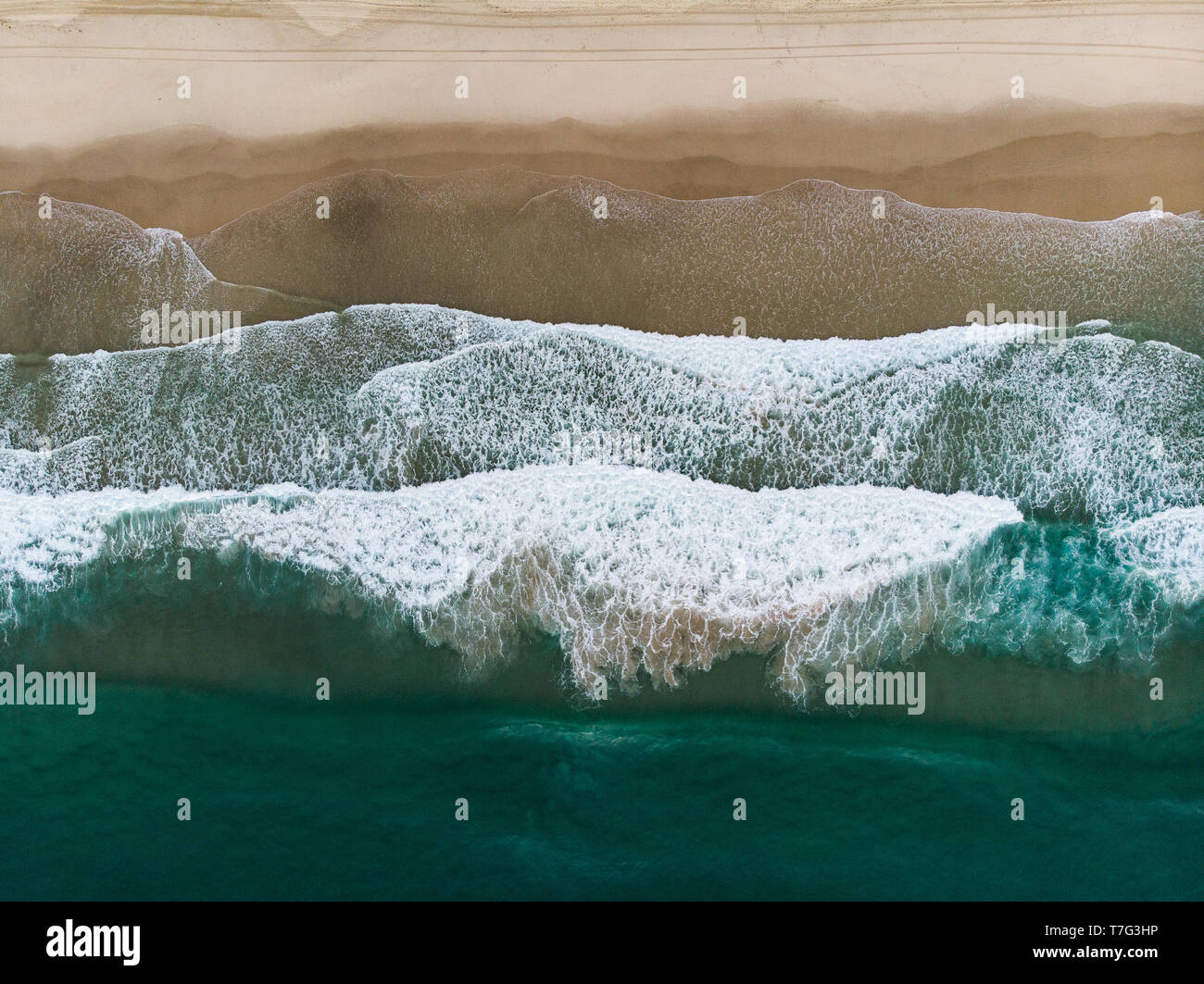 Mermaid Beach view from above Stock Photo - Alamy