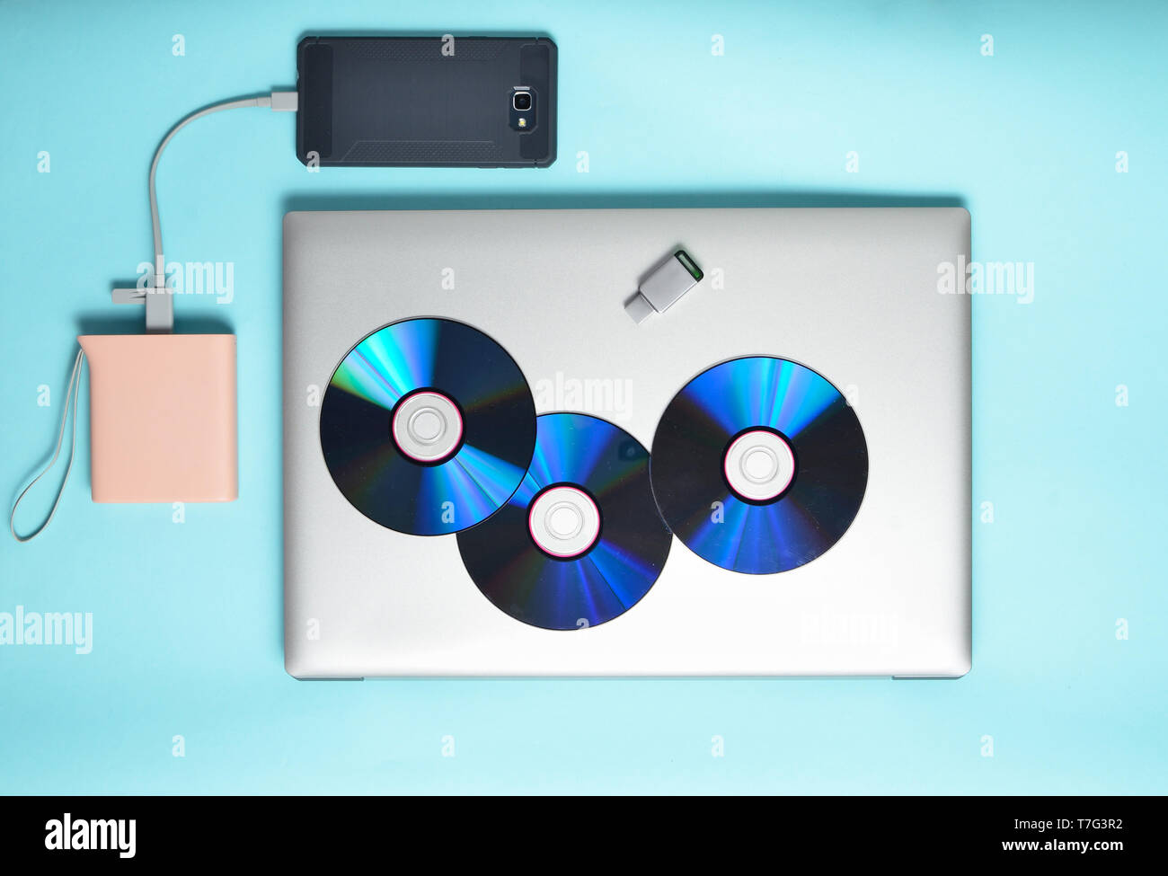 Portable flash drive cd hi-res stock photography and images - Alamy