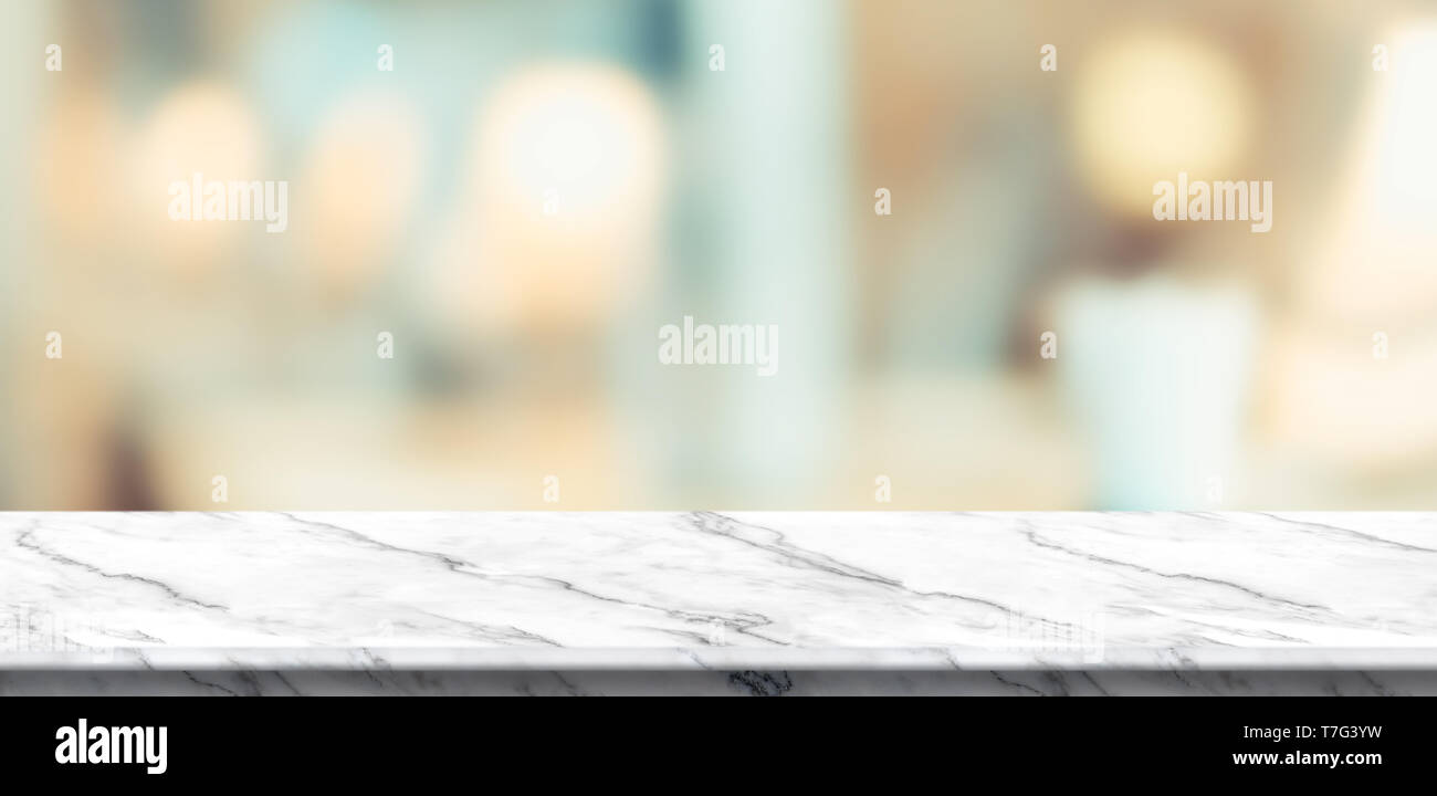 White marble food table hi-res stock photography and images - Alamy