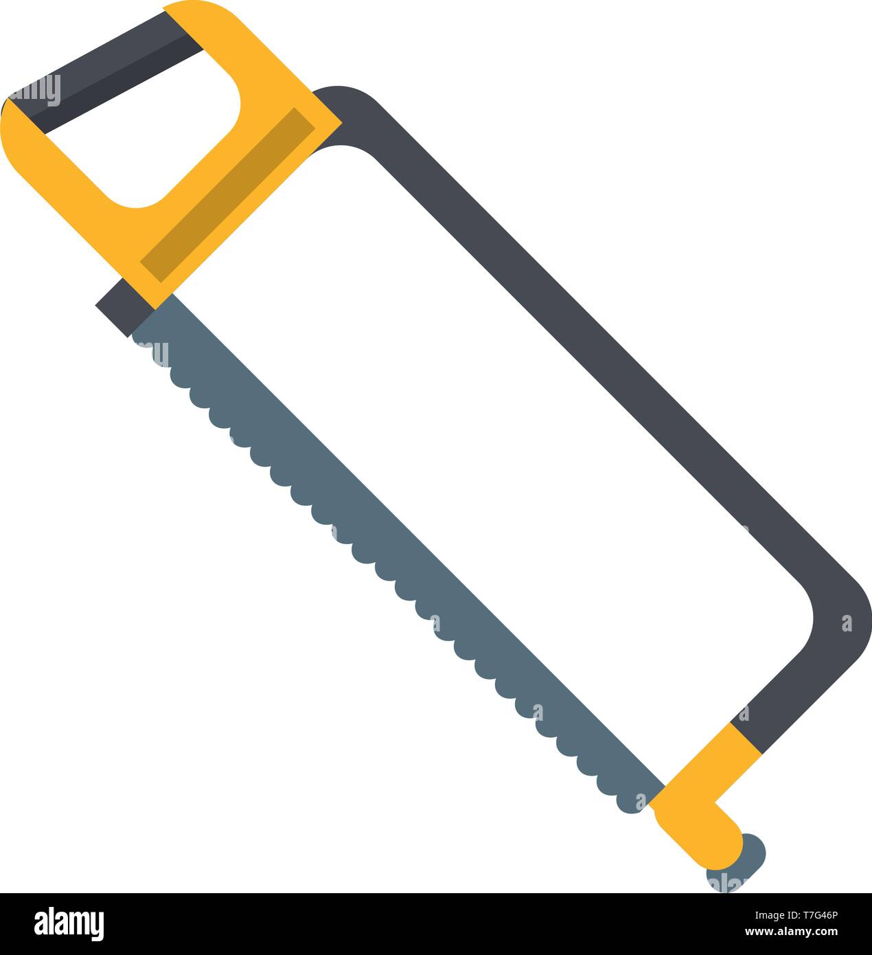Hacksaw construction tool Stock Vector Image & Art - Alamy