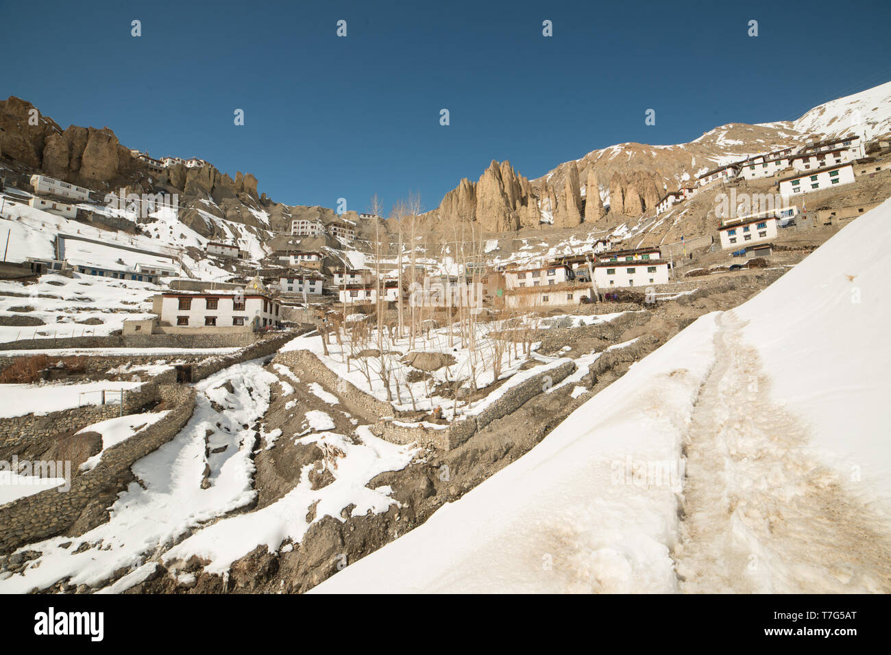 Hikkim village hi-res stock photography and images - Alamy