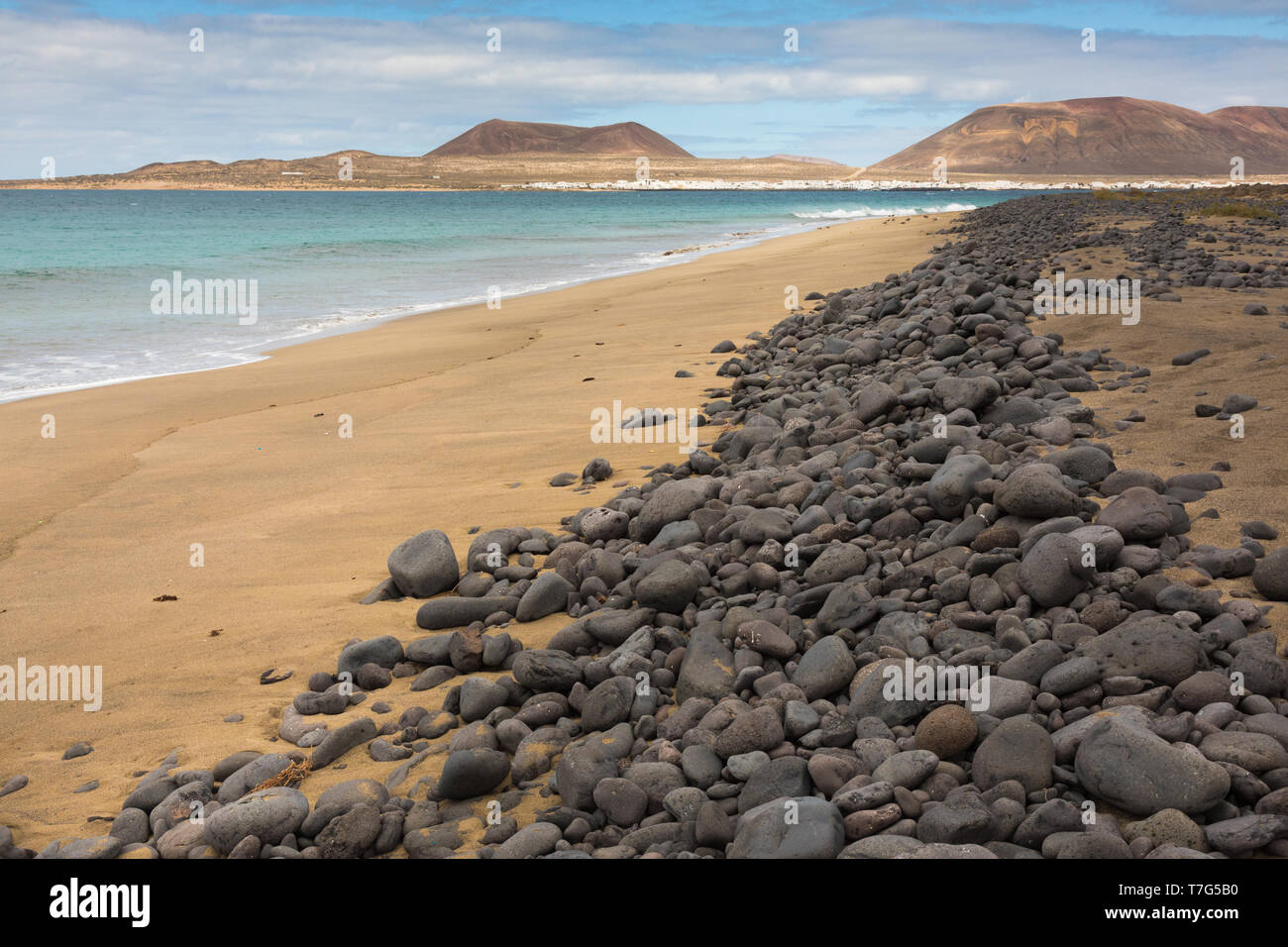 Landscape Playa de Risco Stock Photo - Alamy