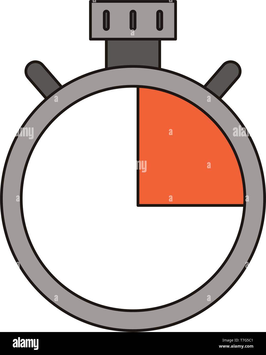 Chronometer timer symbol isolated Stock Vector Image & Art - Alamy