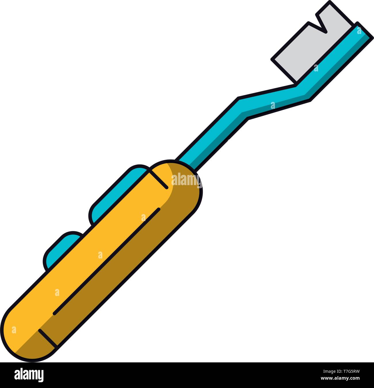 Dental care toothbrush cartoon Stock Vector Image & Art - Alamy